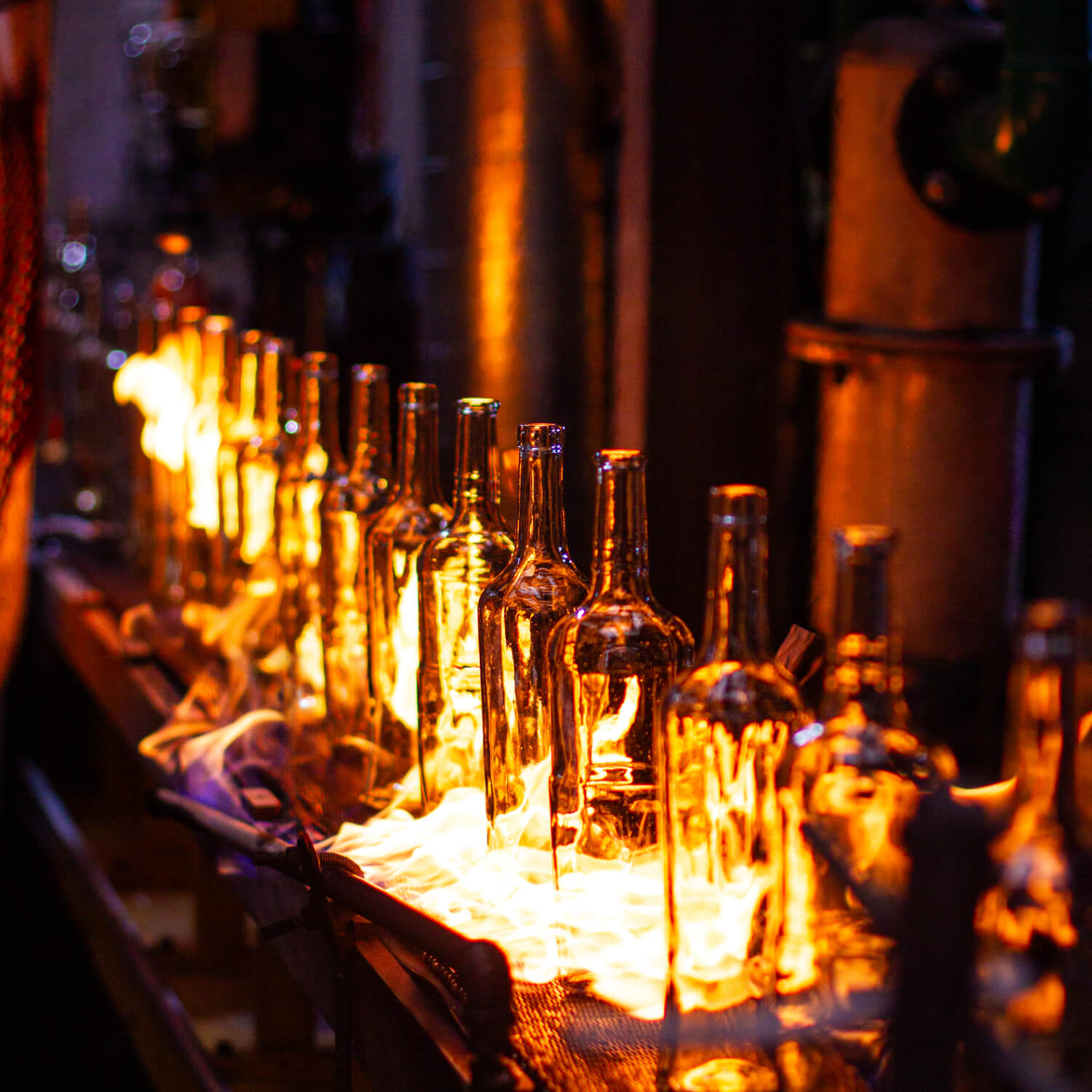 Fusion Glass | 100% Post-Consumer Recycled Glass Bottles
